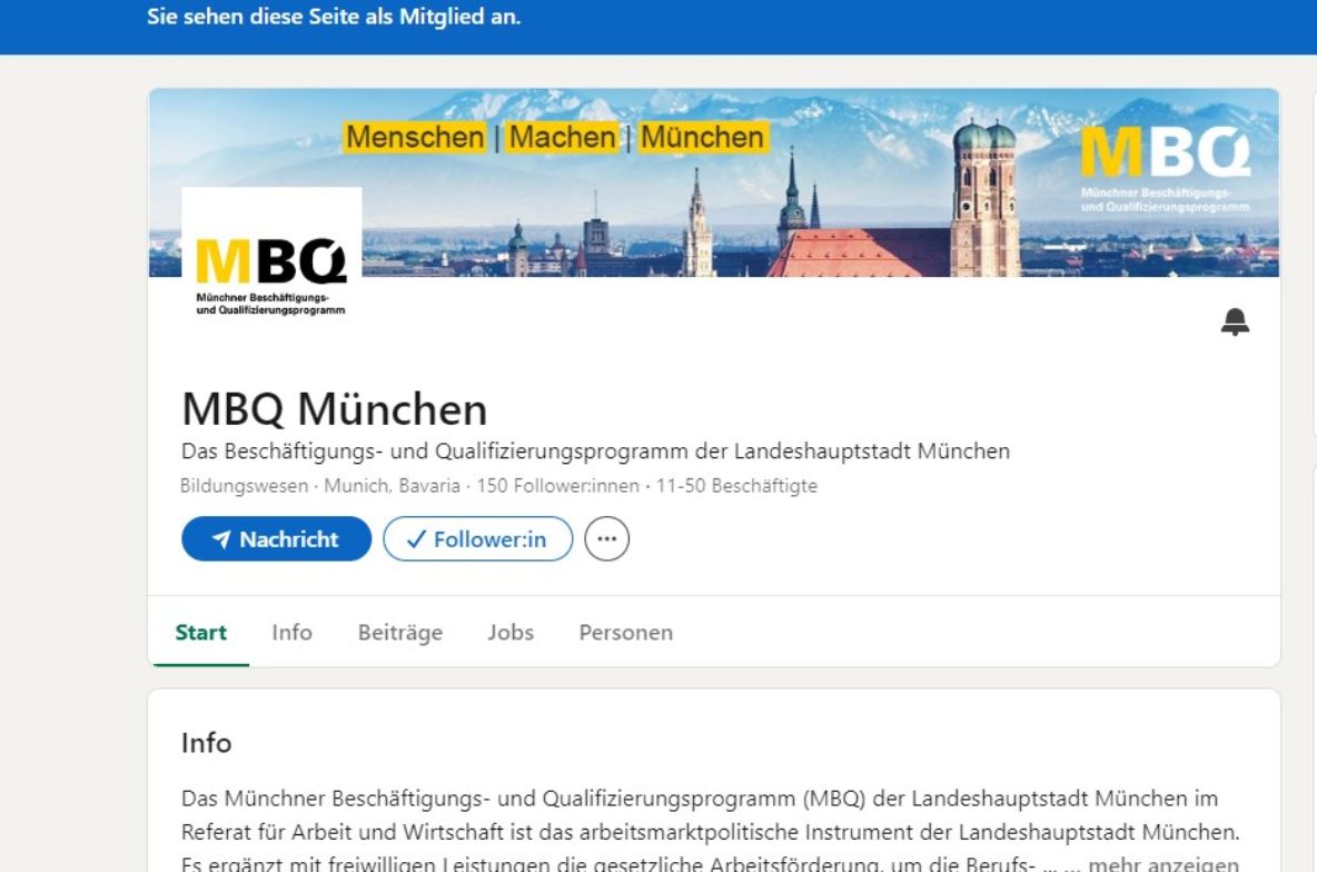 Über das MBQ – Landeshauptstadt München
