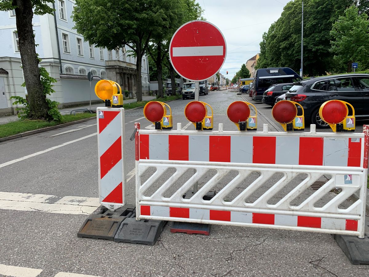 Baustellen mit Verkehrseinschränkungen – Landeshauptstadt München